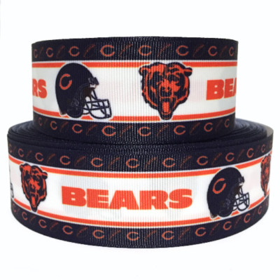 GROSGRAIN RIBBON 5/8", 7/8", 1.5" & 3" FOOTBALL SPORTS TEAM Printed | eBay