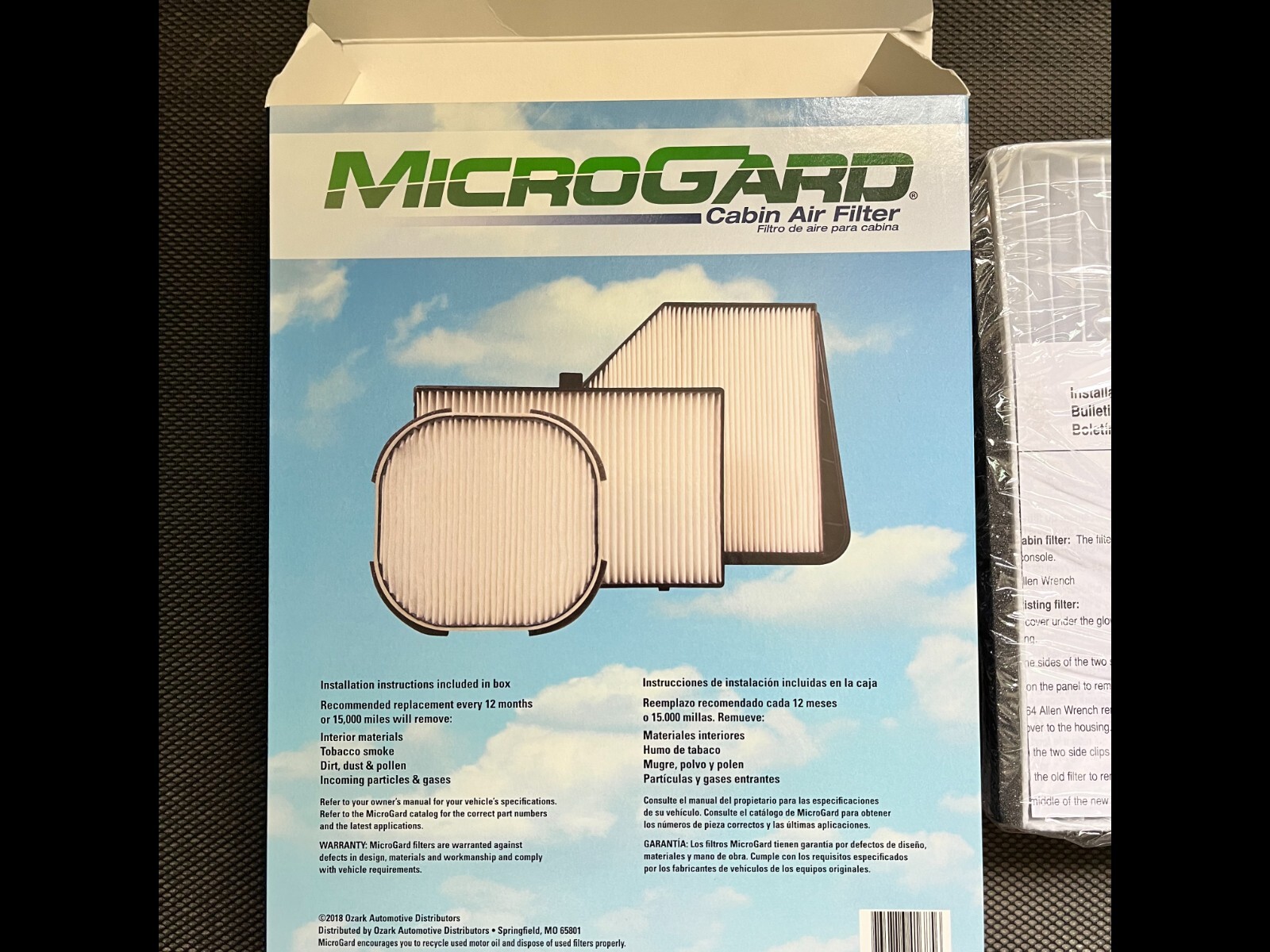 Cabin Air Filter Microgard 4079 for sale online | eBay