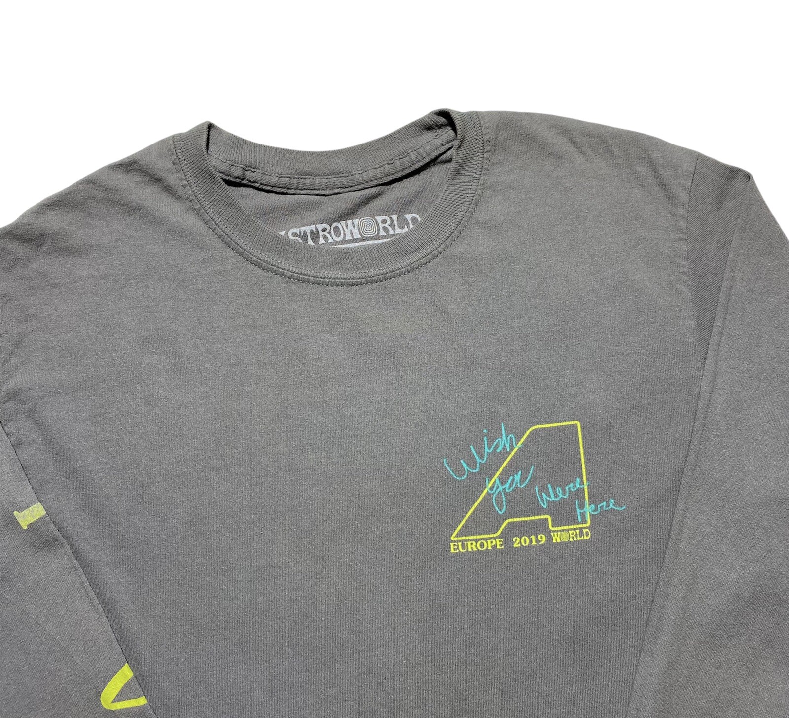 Men’s Long Sleeve Travis Scott Astroworld Tour 2019 B… - Gem