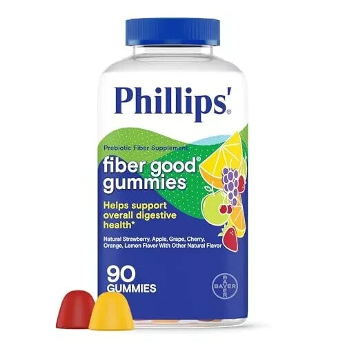 Phillips Fiber Good Gummies Prebiotic Supplement 90 Count - EXP: 04/ ...