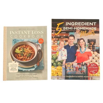 2 Cookbooks: 5 Ingredient Semi-Homemade Meals & Instant Loss Cookbook ...