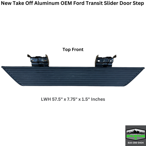 New OEM Ford Transit "Take Off" Slider Door Step (Aluminum) 2017-2024 ...