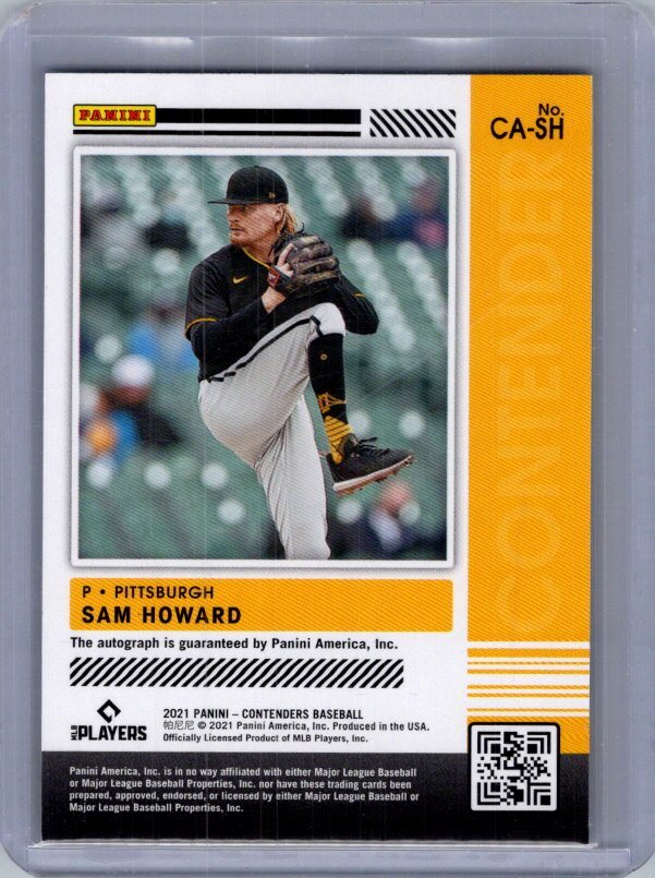 2021 Panini Contenders - Contenders Autographs Sam Howard #CA-SH (AU ...