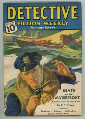 Detective Fiction Weekly Mar 6 1937 V.E. Pyles Cvr Art; TT Flynn ...
