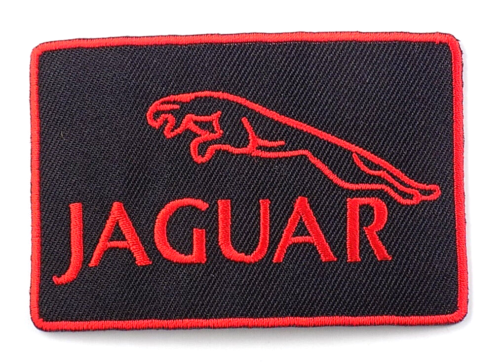 JAGUAR EMBROIDERED PATCH IRON/SEW ON 3-1/8" x 2-1/8" MK I, MK VII, MK ...