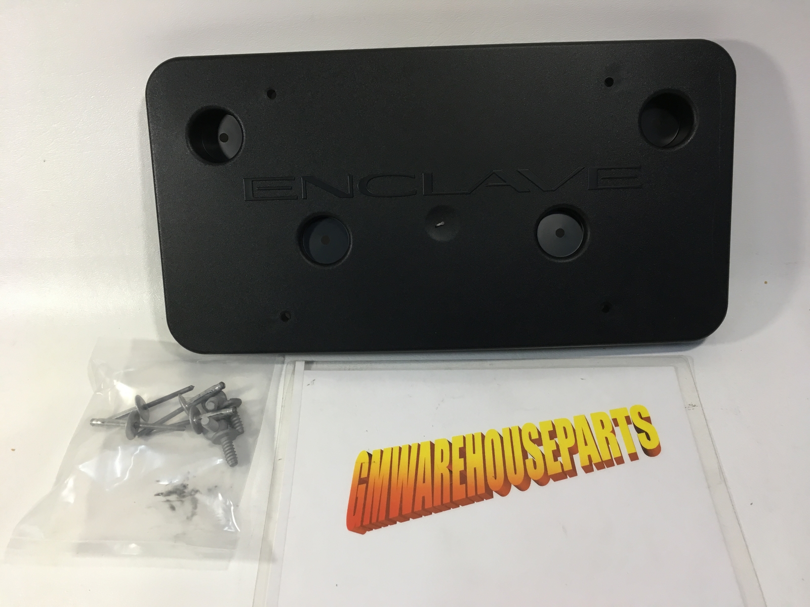 2018-2021 BUICK ENCLAVE FRONT LICENSE PLATE HOLDER BRACKET NEW GM ...