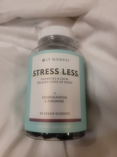 IT WORKS! Stress Less (60 Vegan Gummies) Promotes a Calm, Relaxed State ...