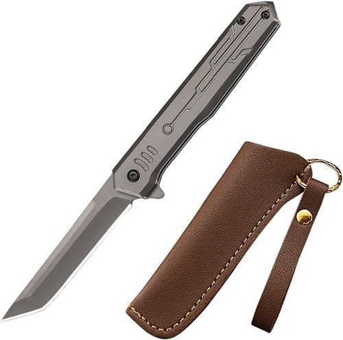 Every Day Carry Folding Pocket Knife made of alluminum Alloy M390 Blade ...
