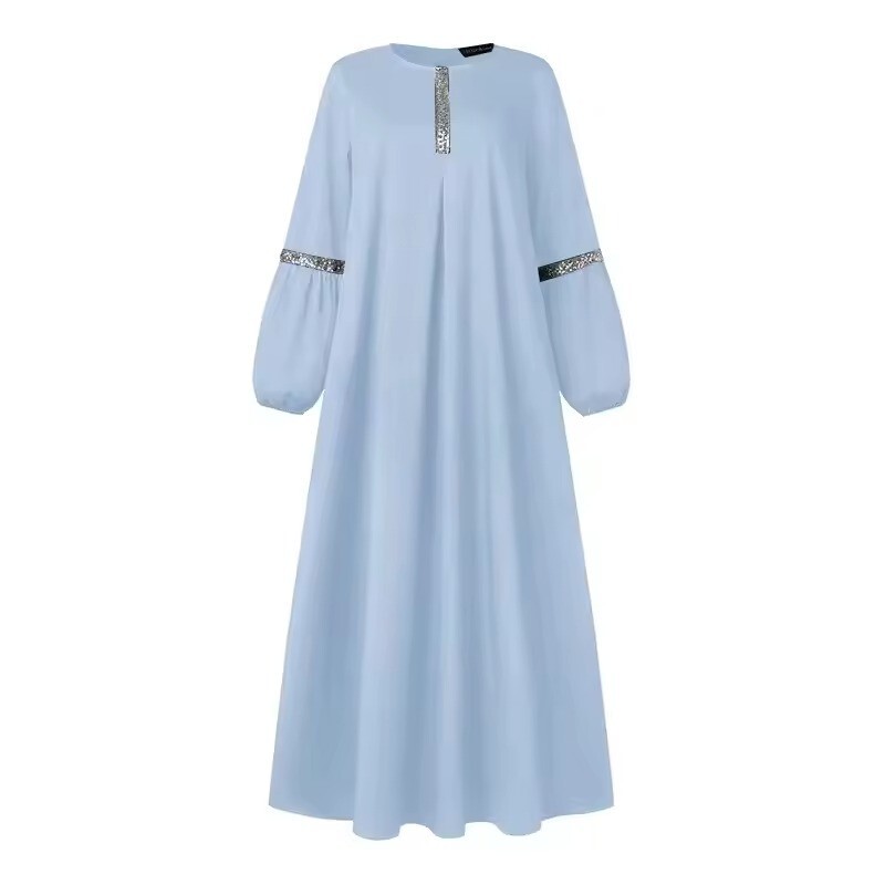 Muslim Women Abaya Jilbab Kafton Long Dress Maxi, Casual Arab Islamic ...