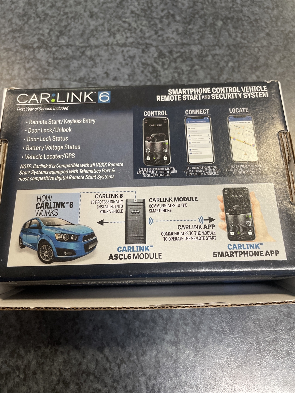 Car Link ASCL6 GPS Vehicle Locator with Remote Start Interface for sale ...