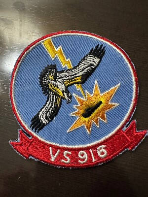 Vintage US Navy VS 916 Squadron Patch | eBay