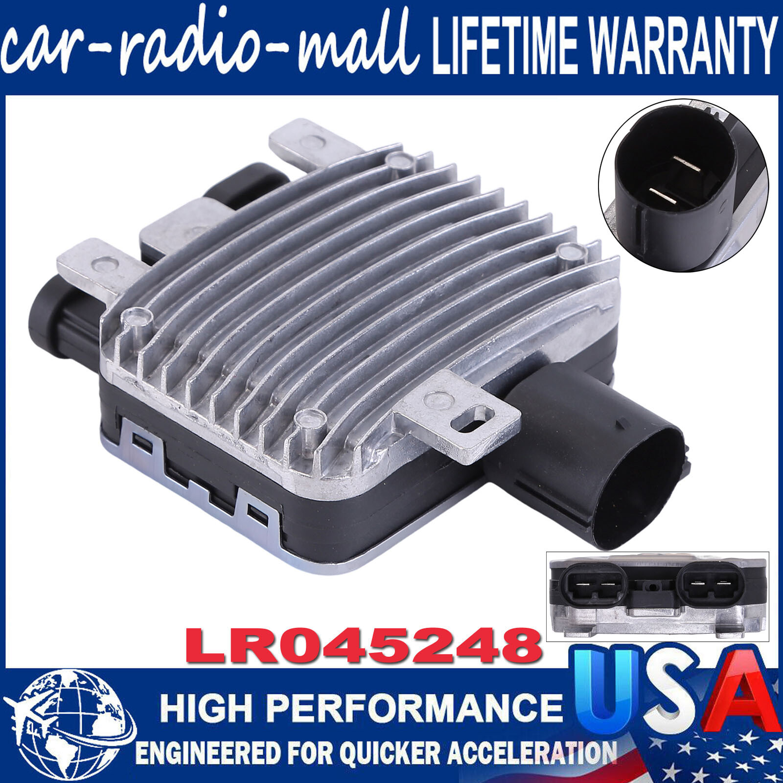 Radiator Cooling Fan Control Module for LR2 Discovery Sport Range Rover ...