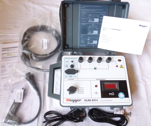Megger DLRO BT51 Milliohmmeter, with Case, Manual, etc. | eBay