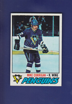 Mike Corrigan 1977-78 TOPPS Hockey #236 (NM) Pittsburgh Penguins | eBay