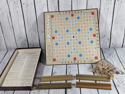 Vintage SCRABBLE Board Game InComplete Classic 1950s Game - 97 Tiles | eBay