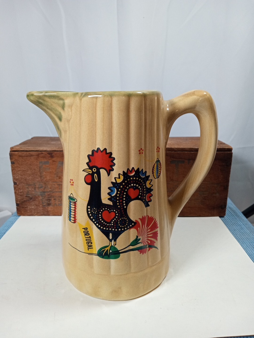 Vintage Portuguese Rooster Pitcher/ Rooster Jug by Argilart | eBay