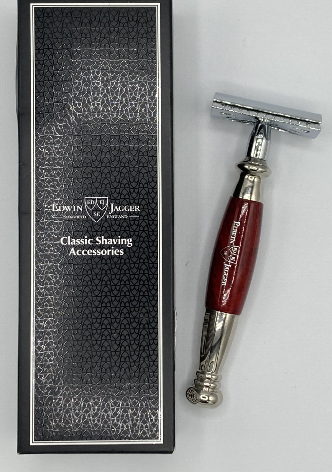 Edwin Jagger R213SR Briarwood DE Safety Razor (Closed Comb) | eBay