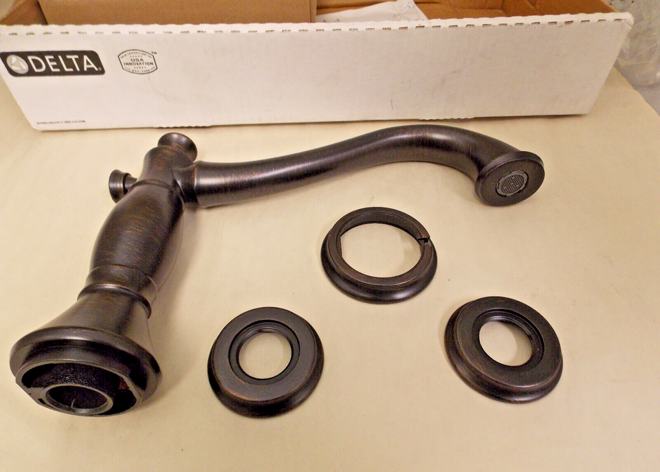 Delta T2797-RBLHP Cassidy Roman Tub Faucet Trim Less Handles , Venetian ...