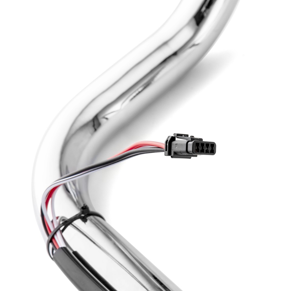 PREWIRED 12" Meat Hook Handlebar For Harley Electra Glide Street Glide ...