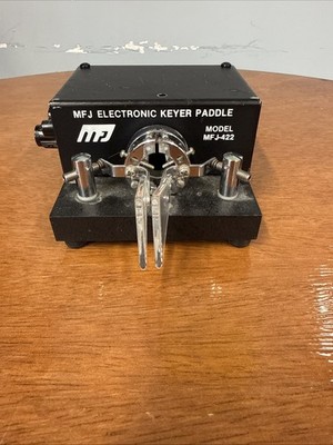 Working MFJ Electronic Keyer Paddle Model MFJ-422 Morse Code Key | eBay