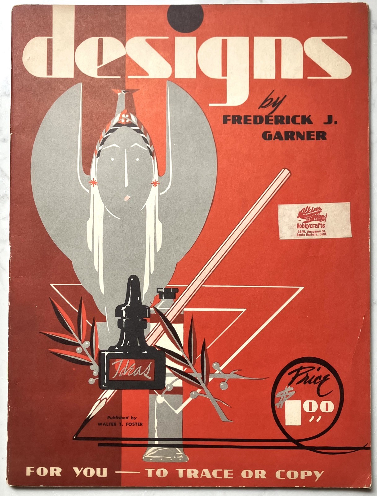 DESIGNS by FREDERICK J. GARNER. Walter Foster ART BOOK | eBay