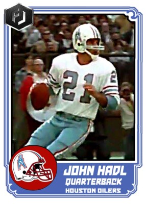 ACEO JOHN HADL HOUSTON OILERS CUSTOM HAND MADE ART CARD | eBay