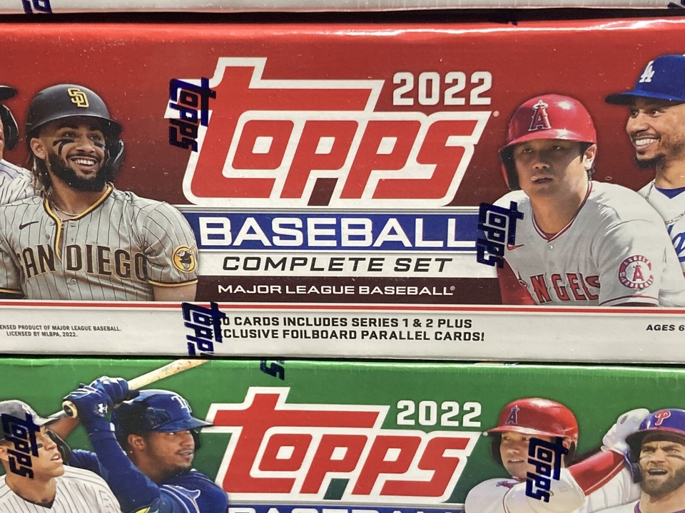 2022 Topps Baseball Complete Factory Sealed 4 Set Lot Hobby Retail ...