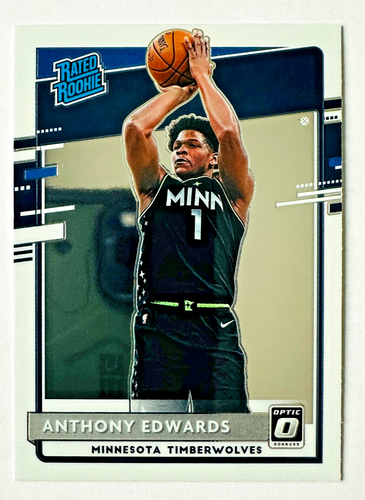 2020-21 Donruss Optic Anthony Edwards RC #151 Base Timberwolvers Rated ...