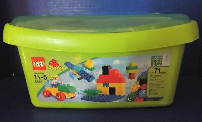 Lego Duplo 5380 71-pc Set with Storage Container 100% Complete | eBay