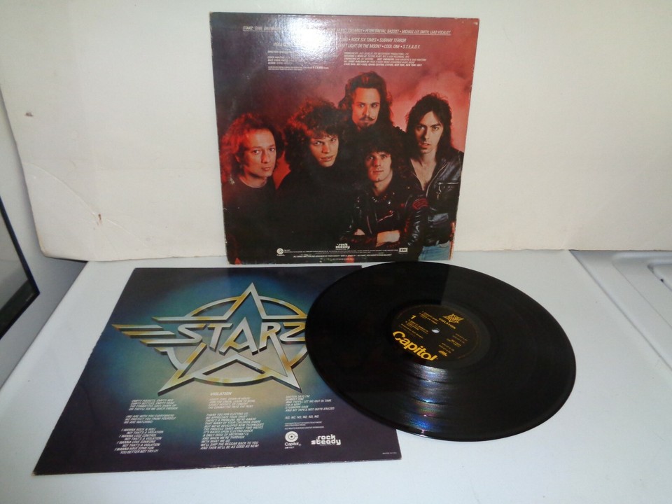 Starz Violation LP Capital Records 1977 Rock Steady EMI Hard Rock | eBay
