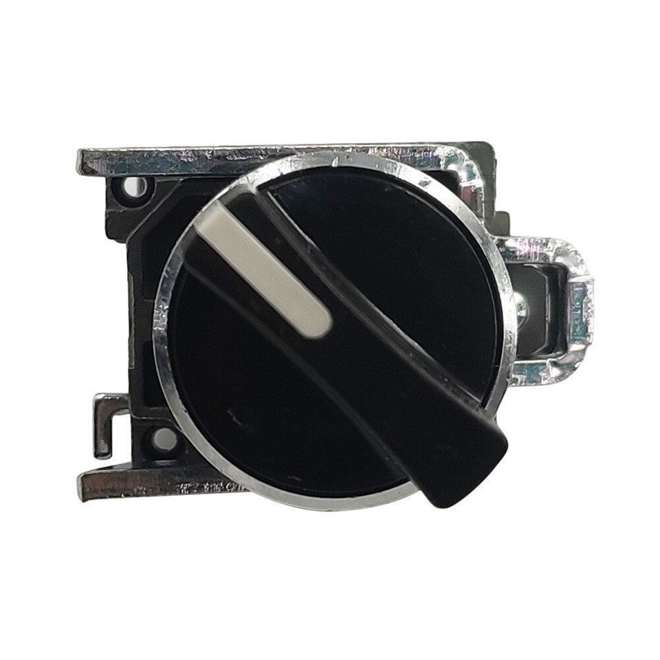 XB4-BD21 Selector switch metal black 22mm 2 positions stay put 1NO ...