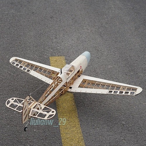 BF109 Model RC Airplane Balsa Wood Fixed Wing Aircraft KIT Wingspan ...
