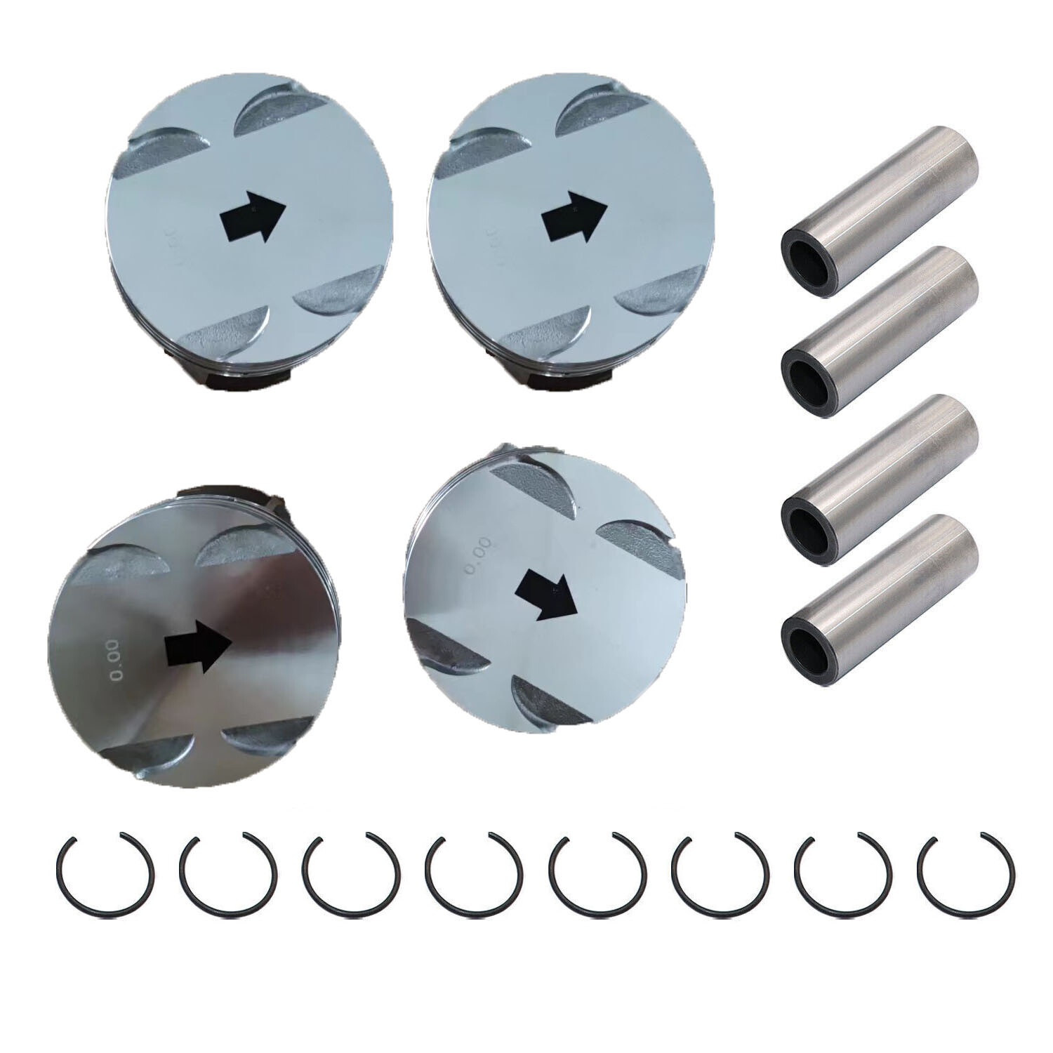 New Pistons & Rings Kit S224-3959 For 10-17 Chevy Equinox GMC Terrain ...