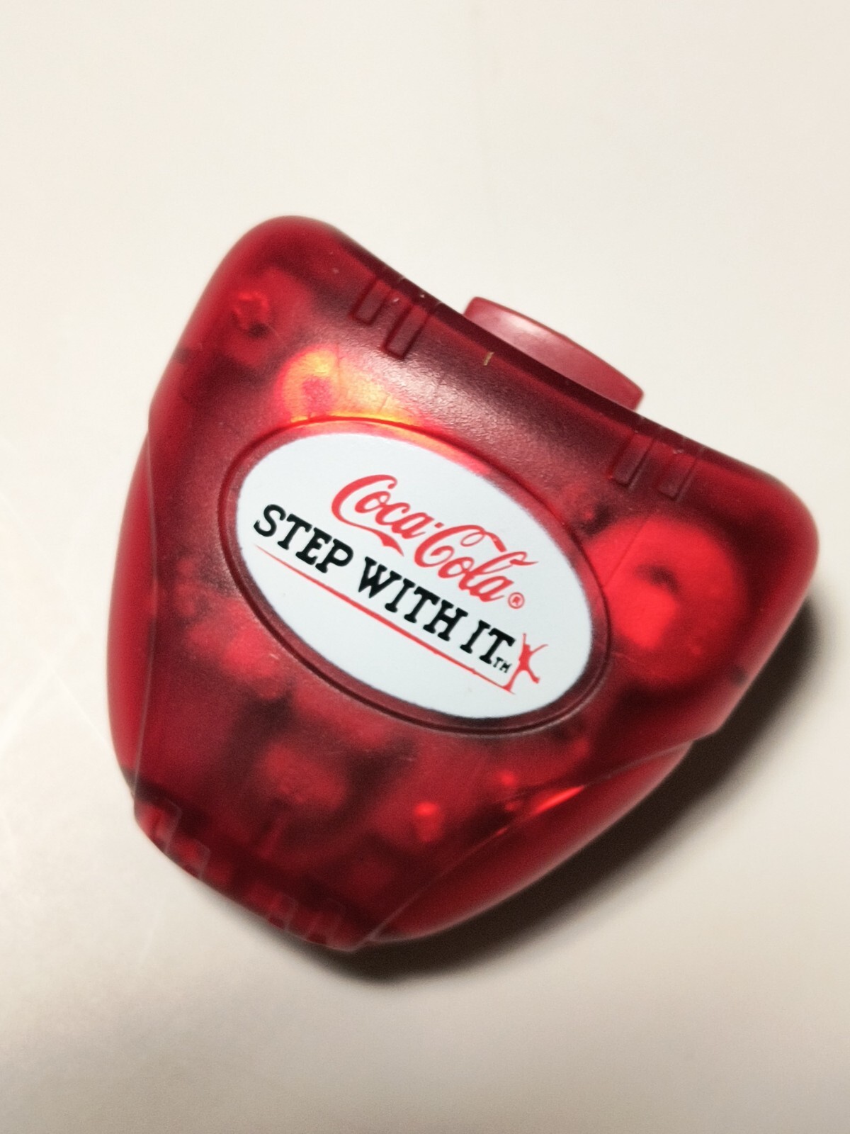 VTG Lot 12 Coca Cola "Step With It"Red Pedometer/Clip On Sealed Package ...