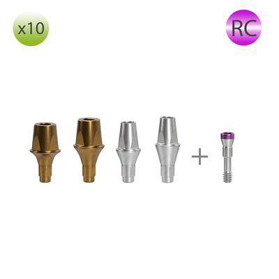 х10 Straight Cementable Abutment Straumann RC BL/BLT compatible | eBay