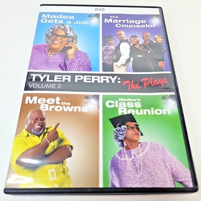 Tyler Perry: The Plays Volume 2 DVD Madea Job Marriage Counselor Browns ...