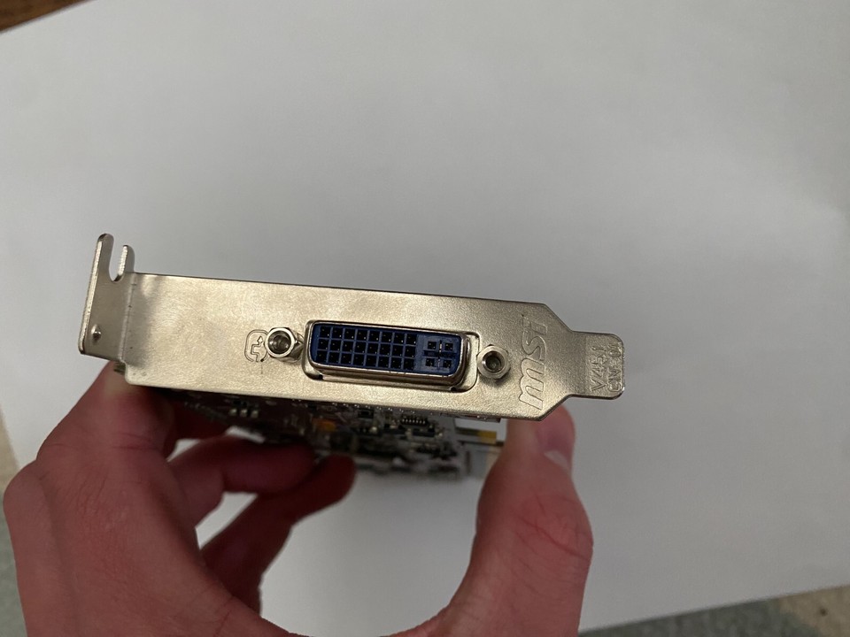 MSI ATI Radeon HD 5570 1GB PCIE Video Graphics Card GPU R5570-MD1G Half ...