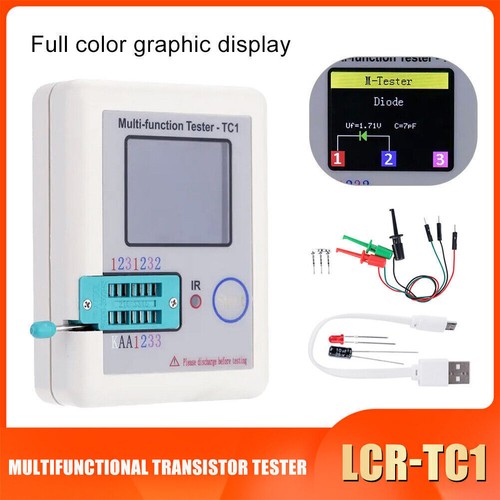 LCR-TC1 Multifunctional Transistor Tester With TFT 1.8"Colorful Display ...