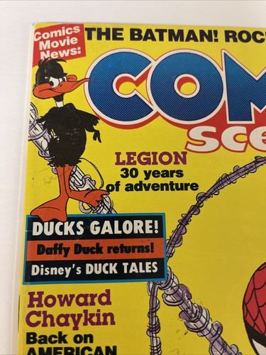 COMICS SCENE MAGAZINE #2 NEWSTAND MCFARLANE COVER VENOM PREVIEW DAVE ...