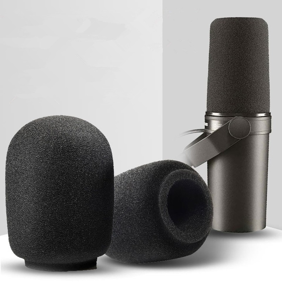 2Pcs Microphone Sponge Foam Cover Windscreen For SHURE PGA27 PGA 27 ...