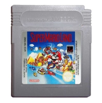 Super Mario Land Nintendo GameBoy Game Boy Original Color Advance SP ...