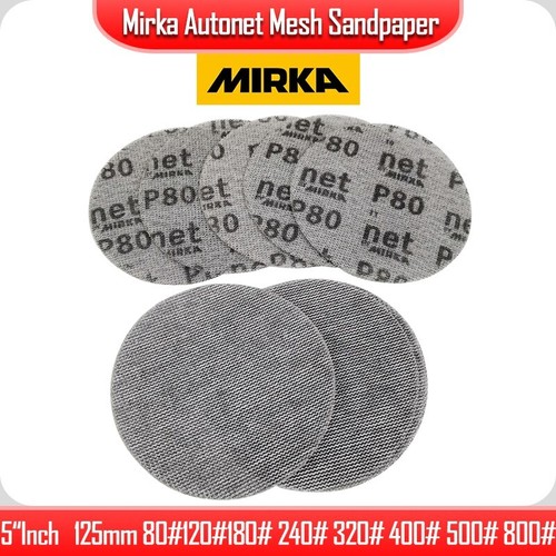 MIRKA Sanding Discs Mesh Sandpaper 5" Free Sanding Discs Net Anti ...