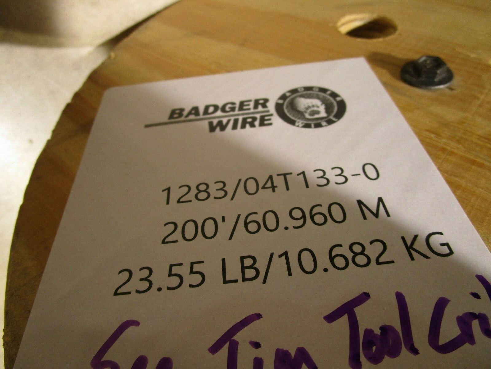 BADGER WIRE, 200', 4 AWG WIRE, 133 STRAND, UL1283, F0316 | eBay