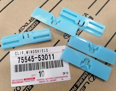 7554553011 Genuine FOR Lexus Windshield Moulding Clips 5pcs Pack GX460 ...