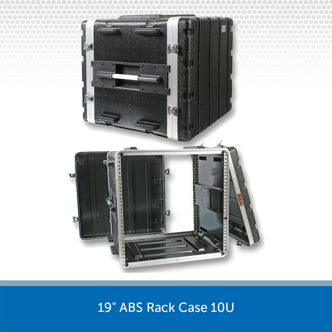 19" ABS Rack Case | 2U 3U 4U 6U 8U 10U | Flight Case Rack Mount ...