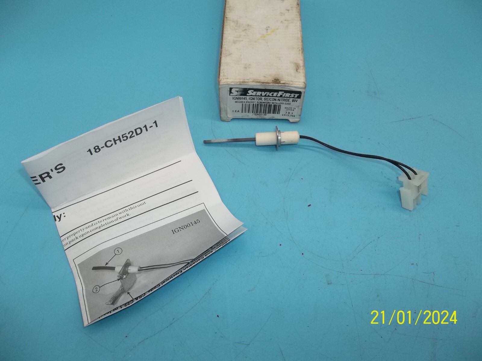 Service First Furnace Ignitor IGN145 IGN00145 Silicon Nitride (Z64) | eBay