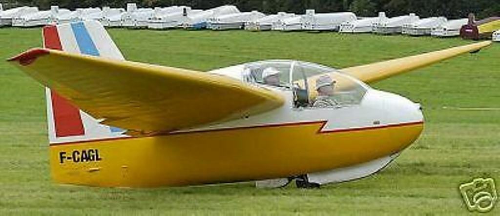 AV-22 Fauvel Motor Glider Airplane Desk Wood Model Big New | eBay