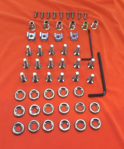 58 Piece Audi TT Mk.1 Stainless Steel Countersunk Engine Bay Cover ...