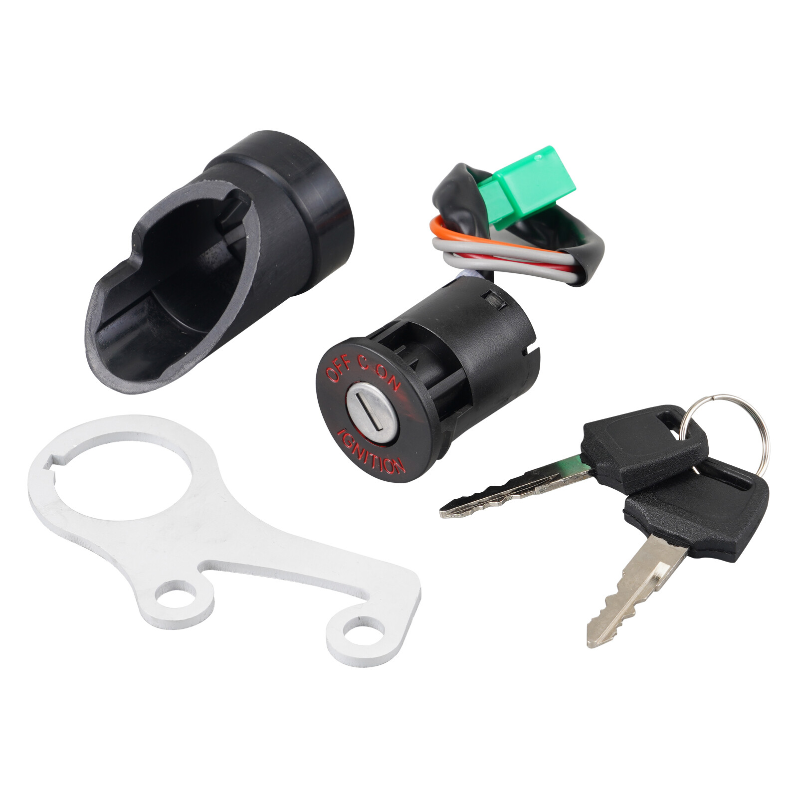 Ignition Key Switch Fuel Cap Lock Set For Suzuki DRZ 400 400S 400SM ...