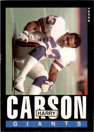 1985 TOPPS! HARRY CARSON NEW YORK GIANTS #114 | eBay